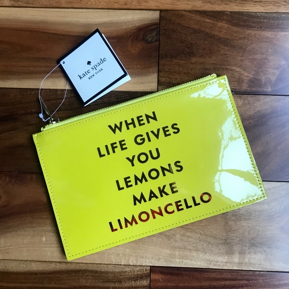 kate spade | Office | Kate Spade Lemons Limoncello Pencil Pouch | Poshmark